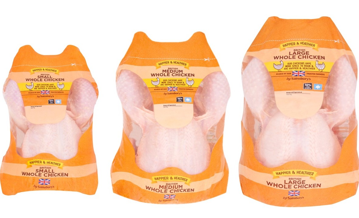 Sainsbury's ditches plastic trays for whole chickens - Poultry News