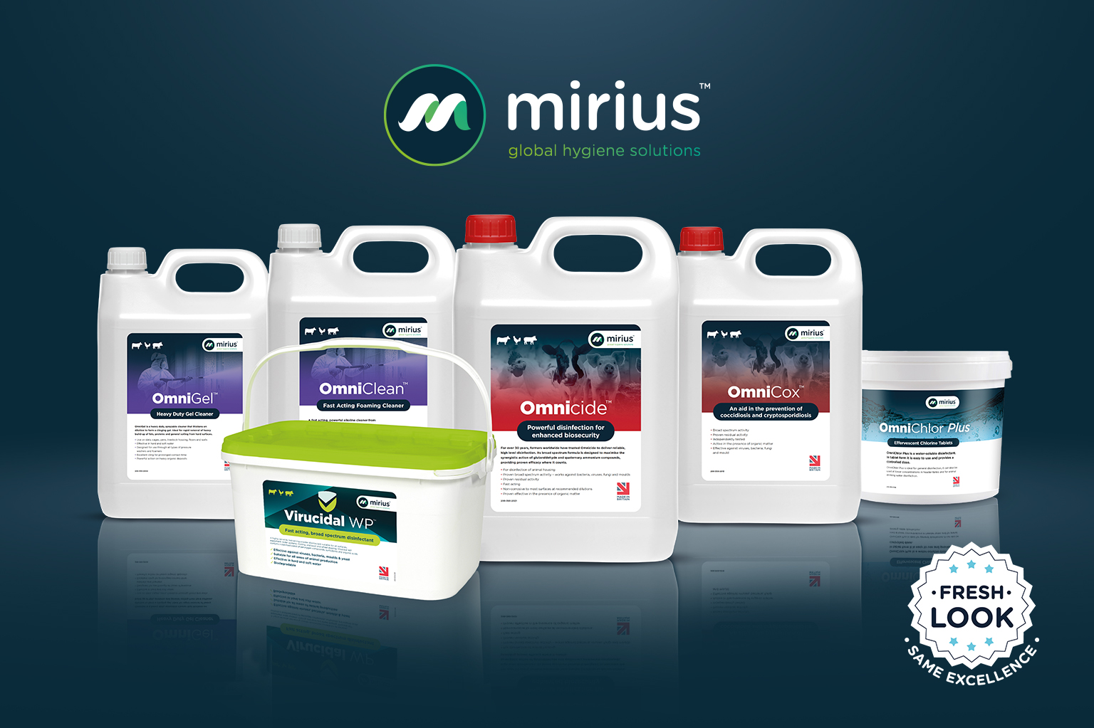 Mirius announces unified brand and refreshed product range - Poultry News